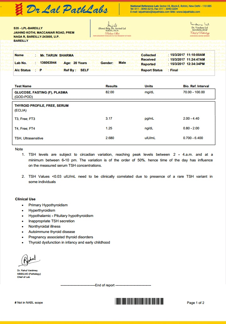 Dr Lal Path Lab Online Reports Account Options