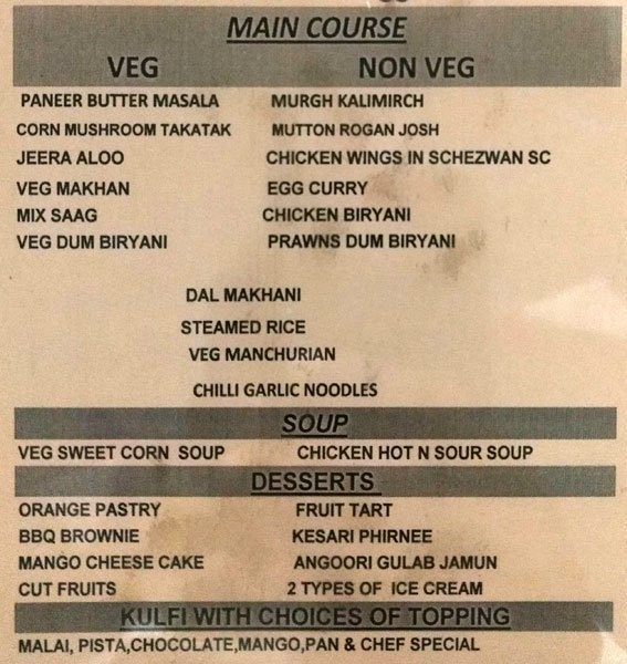 Barbeque Nation Vadodara Menu Bios Pics
