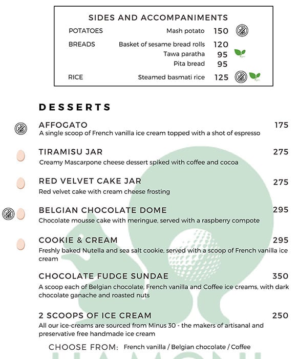 HAMONI: CAFE BY THE GREENS - SECTOR 23 - GURGAON Menu, Photos, Images and Wallpapers - MouthShut.com