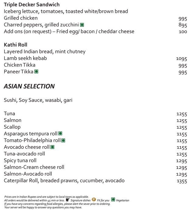 JW CAFE - JW MARRIOTT MUMBAI SAHAR - CHAKALA - MUMBAI Menu, Photos, Images and Wallpapers ...