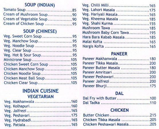 SAMRAT RESTAURANT - BORIVALI WEST - MUMBAI Menu, Photos, Images and ...